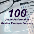 100 Performance Review Example Phrases | The Ultimate List