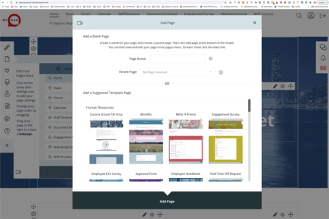 Intranet Design Templates - MyHub Intranet Solutions