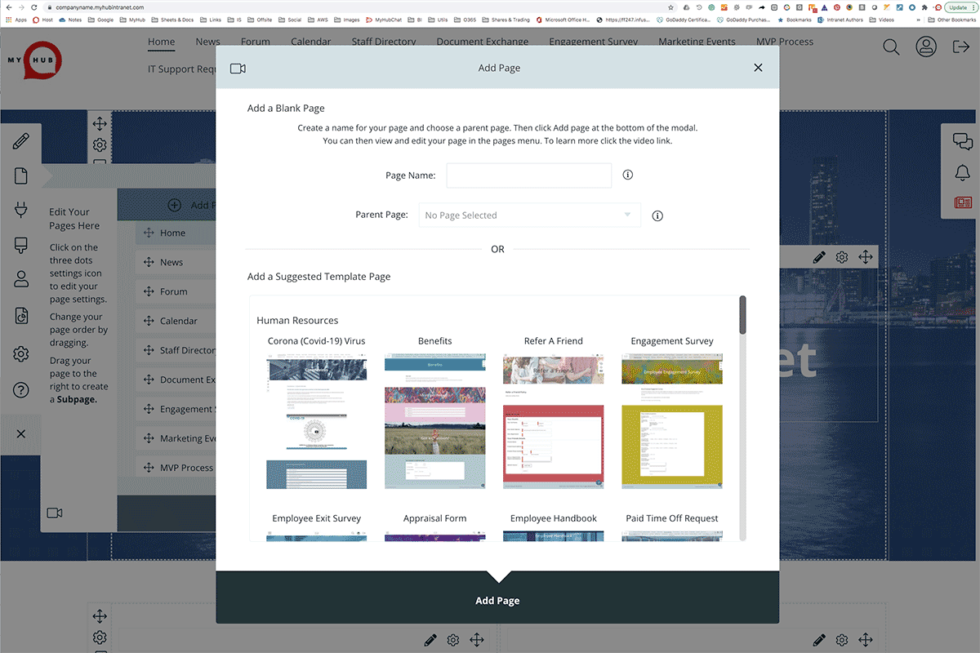 Intranet Design Templates - MyHub Intranet Solutions