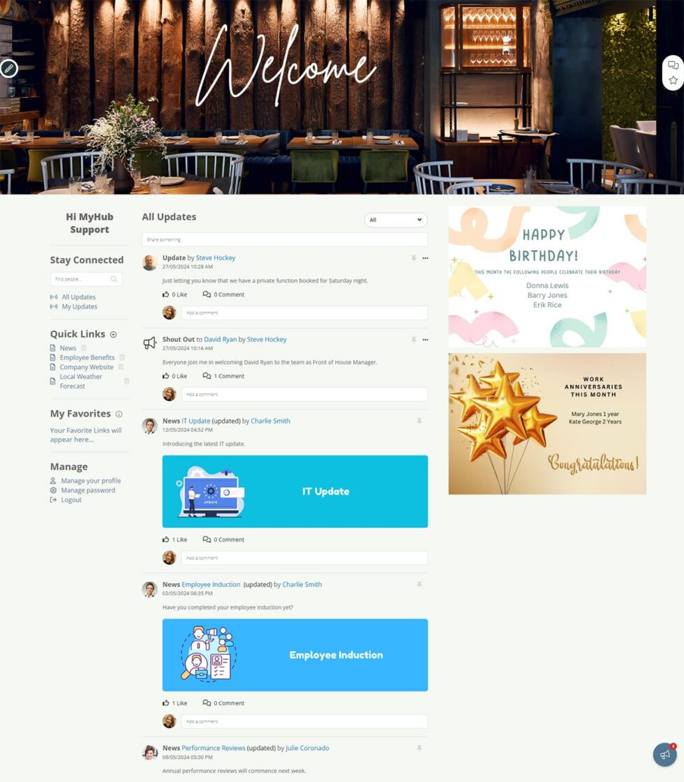 25 Intranet Examples To Help You Design Your Site